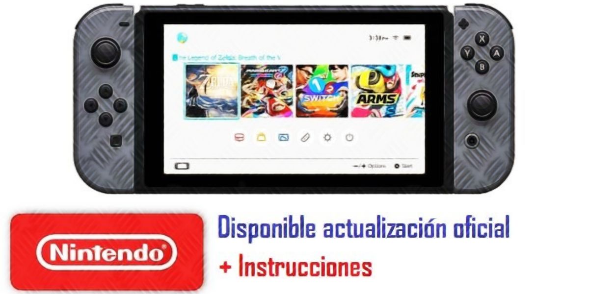 Actualización Nintendo Switch 【Última versión 2020】